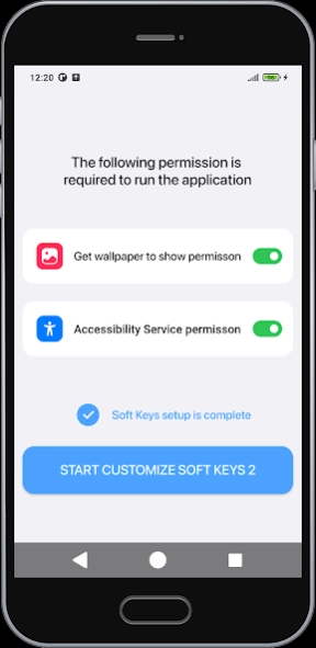 soft keys   home back button settings