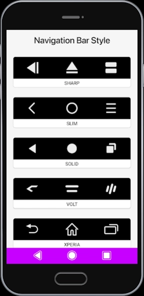 soft keys   home back button settings