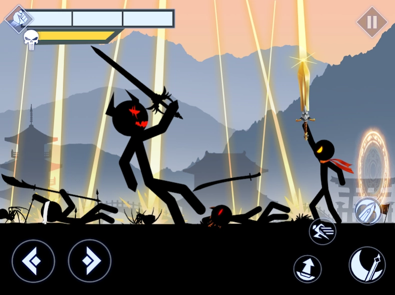 stickman sword fighting