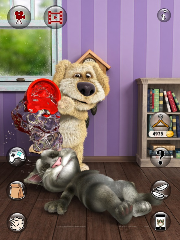 talking tom cat files bear