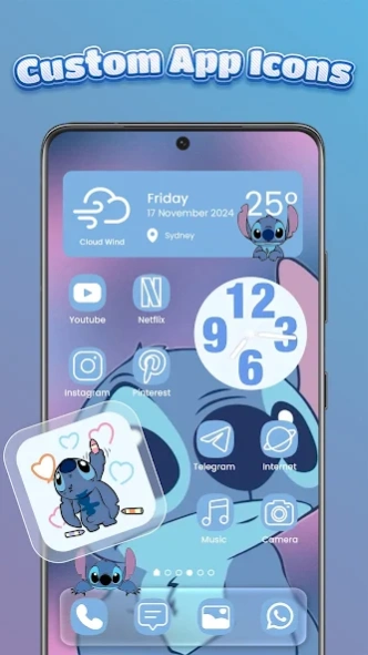 widgets icons themes