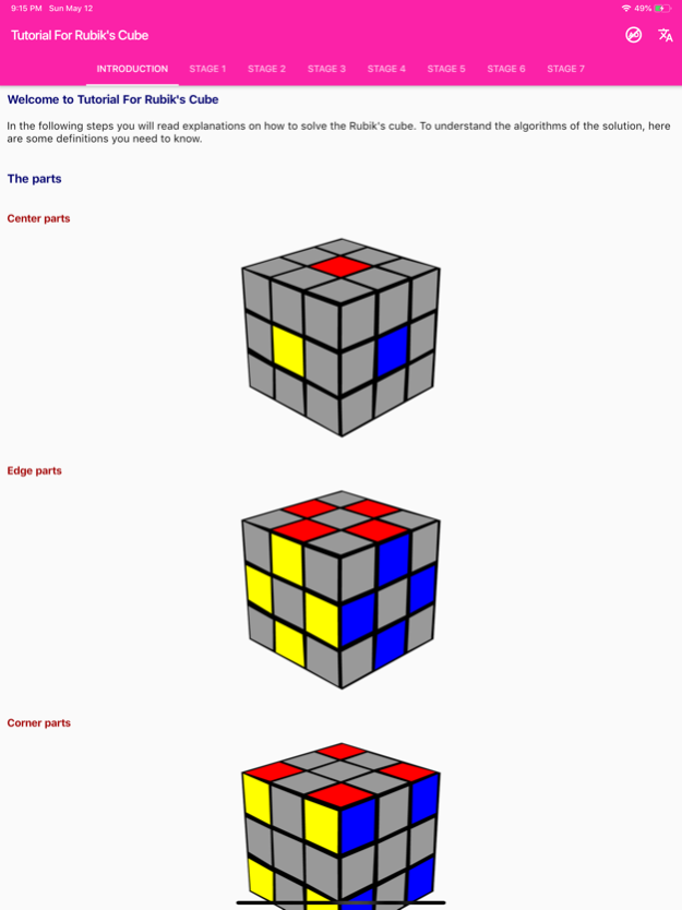 rubik's cube patterns tutorial