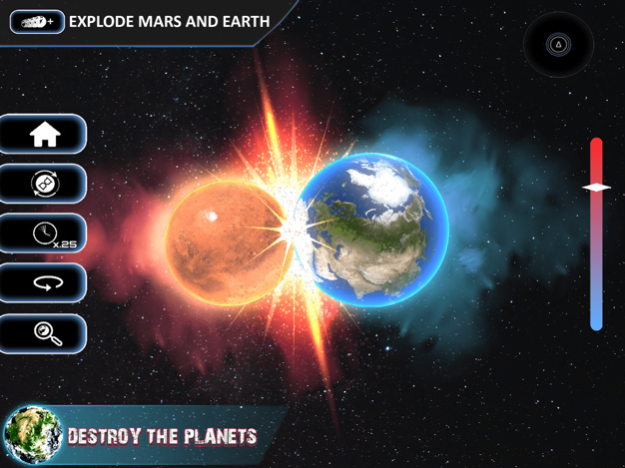 gravity on different planets simulation