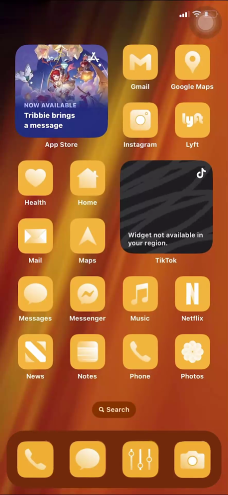 widgets icons themes
