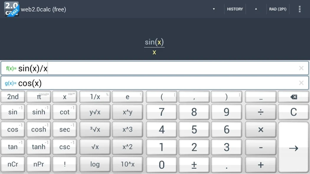 Web2 0 calc store