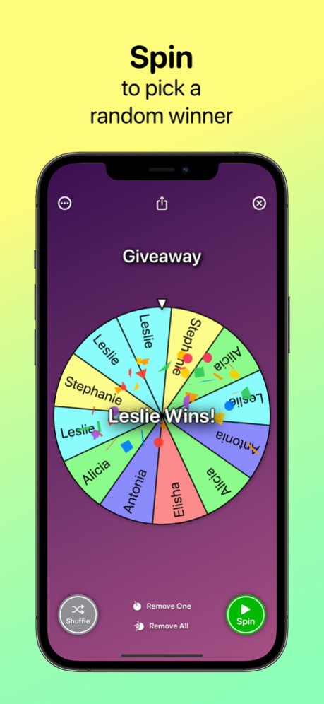 spin the wheel random picker