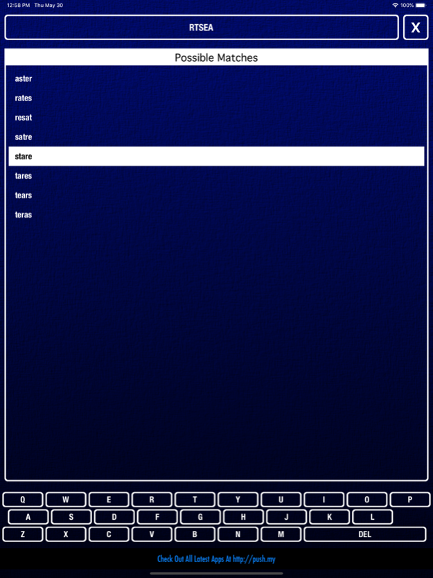 scrambled words solver
